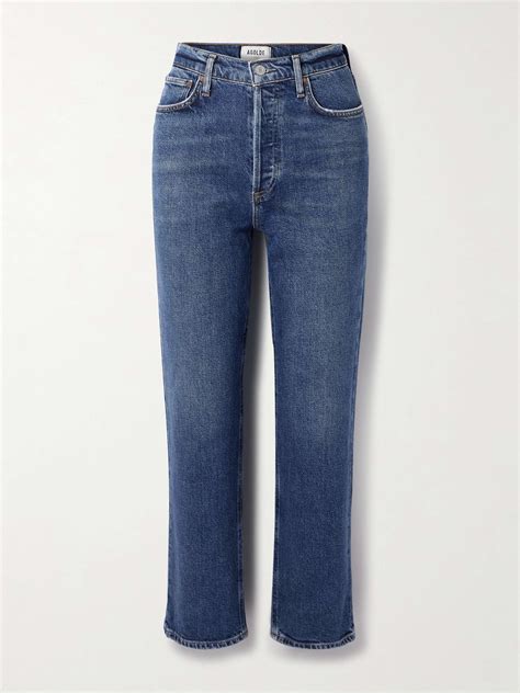 Agolde 90s Pinch Waist Cropped High Rise Straight Leg Jeans Net A Porter