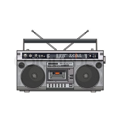 Old School Boombox Drawing At Explore Collection