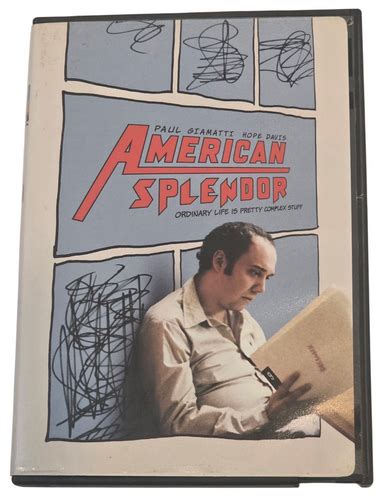 American Splendor Dvd Movie Stars Paul Giamatti And Hope Davis