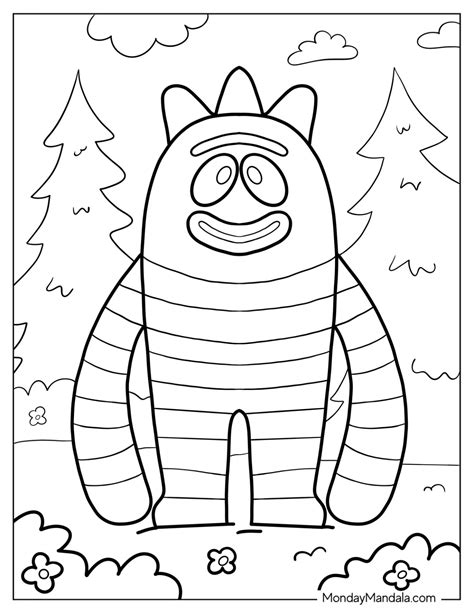 20 Yo Gabba Gabba Coloring Pages Free Printables