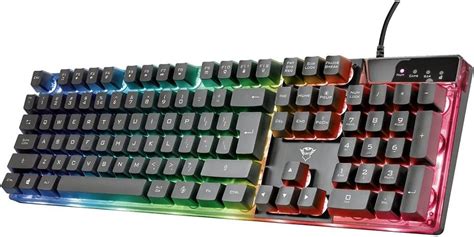 Trust Gxt 838 Azor Keyboard And Mouse Set Full Size Keyboard Layout 3 Combned Led Color Modes