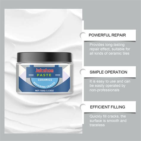 One Pc 100g Jakehoe Tile Repair Paste For Glazed Marble Ceramic Holes