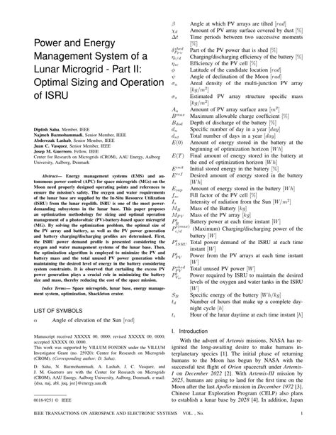 Pdf Power And Energy Management System Of A Lunar Microgrid Part Ii