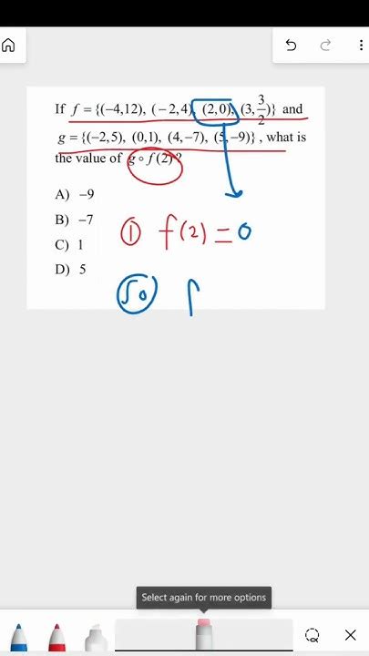 Sat Problem Composite Functions Youtube