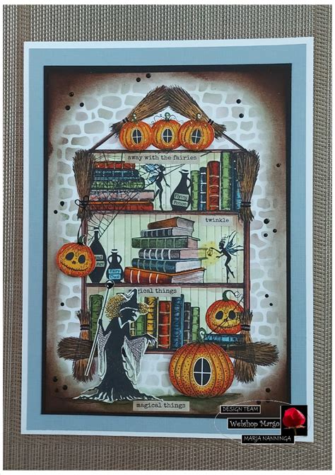 Webshopmargo Heb Nog Maar Eens Een Halloween Voorbeeld Kaart Voor