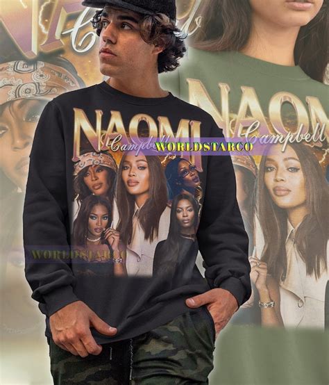 Naomi Campbell Sweatshirt Naomi Campbell Homage Sweatshirtter Naomi
