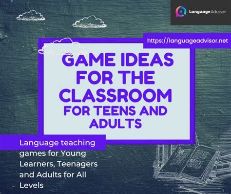 Game Ideas For The Classroom For Teens And Adults