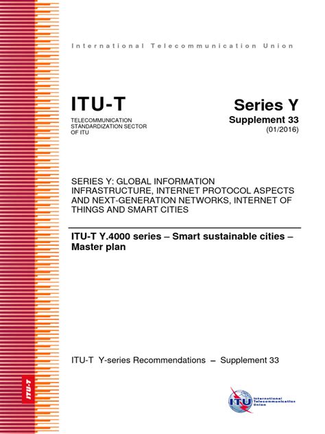Master Plan Itu Pdf Itu T Computer Network