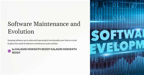Software Maintenance And Evolution