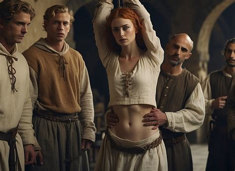 Medieval Woman Get Captured And Bound By Men By Bellyai On Deviantart