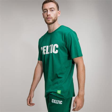 Celtic Green Front Text T Shirt Official Celtic Store