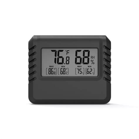 Digital Display Electronic Temperature And Humidity Meter Thermometer Hygrometer With Bracket