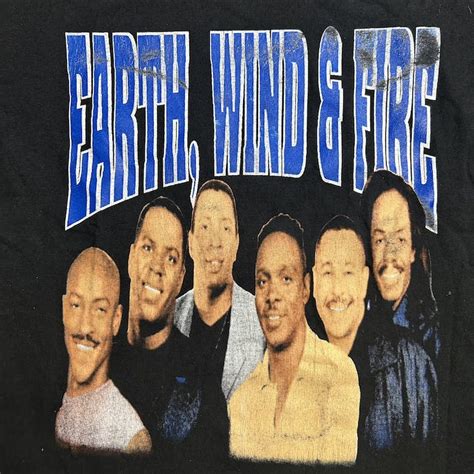 Vintage 2000s Earth Wind And Fire Bootleg Rap Tee Grailed