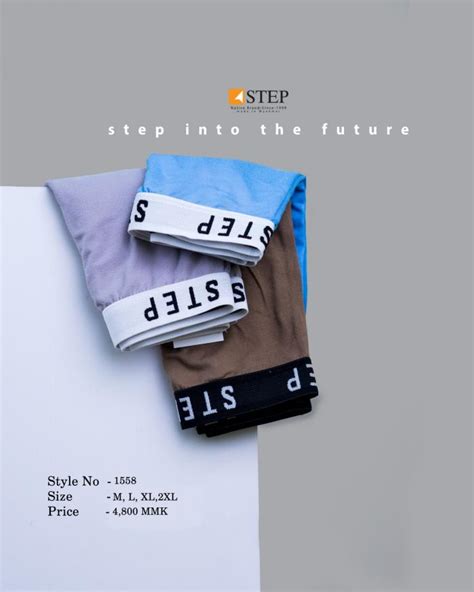 Men Underwear Boxer Brief Step Fashion Myanmar
