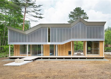 Angular Roof Helps A Hiroki Tominaga Atelier House Shed Snow