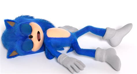 Movie Sonic Sleeping By Pk240 On Deviantart