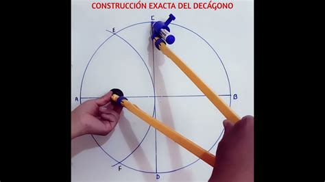 ConstrucciÓn Exacta Del DecÁgono MatemÁticas Youtube