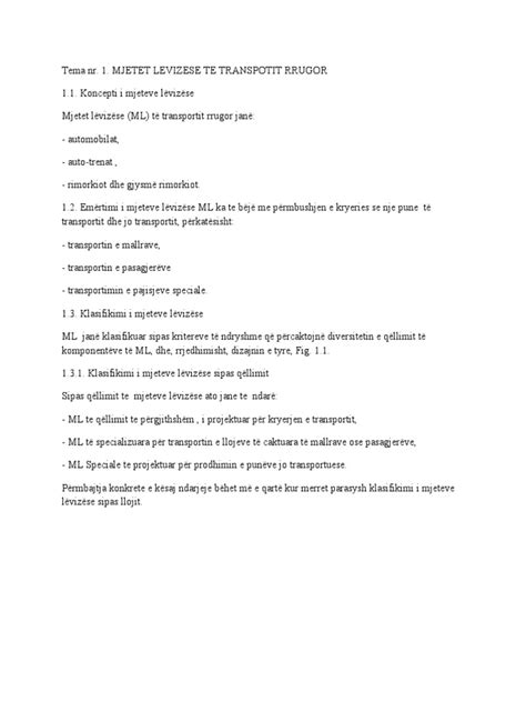 Mjetet E Transportit Automobilistik Pdf