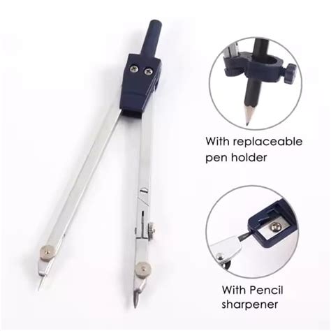 Oem Multifunctional Durable Affordable Metal Drawing Geometry Compass