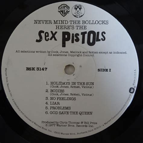 Yahooオークション 14026830 【us初期プレス】sex Pistols Never