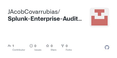 github jacobcovarrubias splunk enterprise audit log monitoring