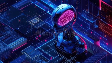 Exploring Cutting Edge Ai Technology Through A Vibrant Illustration Of