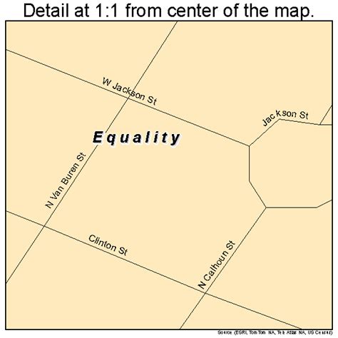 Equality Illinois Street Map 1724348
