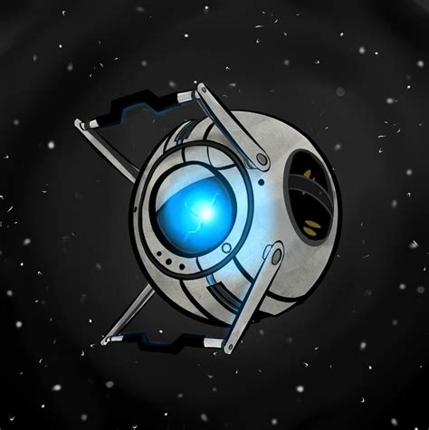Wheatley In Space Art Portal 2