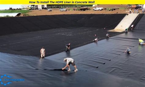 How To Install Hdpe Liner In Concrete Wall