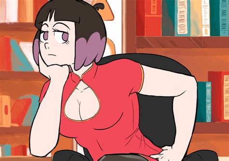 Rule 34 Banjabu Big Breasts Black Hair Breasts Cleavage Cleavage