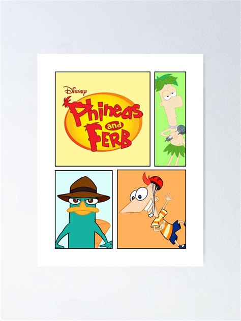 Phineas And Ferb Poster For Sale By Shopmorales Redbubble