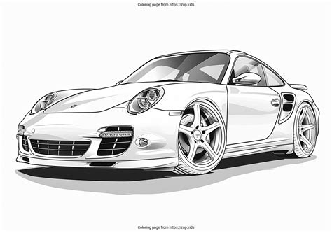 Porsche 911 Coloring Pages 2025