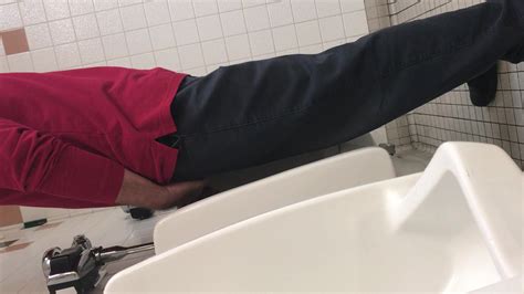 Jerking Off Urinal Play 19 Jerking Off Urinal Play 19