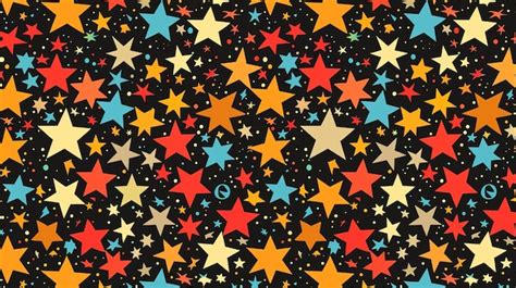 Star Pattern Wallpaper Premium Photo