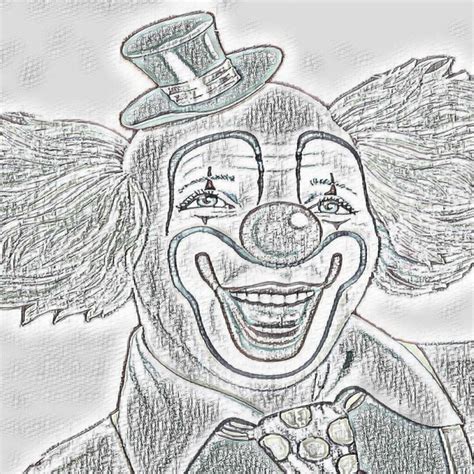 Cute Clown Drawings In Pencil