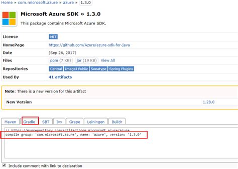 Azure Java Sdk Azure Java Sdk Installation Without Maven Stack Overflow