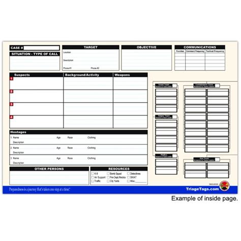 Police Ics Book Live Action Safety