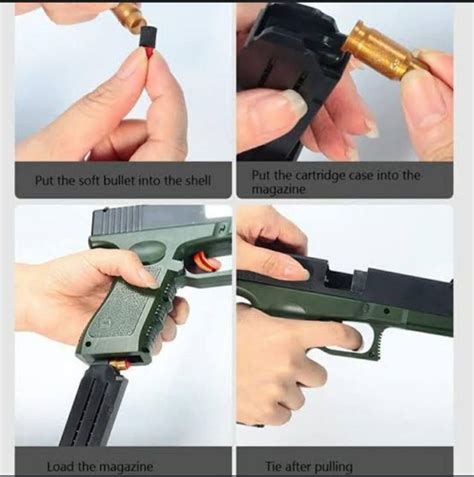 Amazing Shell Ejection Soft Bullet Toy Gun Darazpk