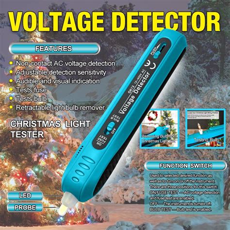 Allosun Light Bulb And Fuse Tester 12 600v Ac Adjustable Sensitivity
