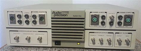 Used Audio Precision Sys 22 Audio Analyzer For Amplitude Level Ratio Crosstalk Frequency