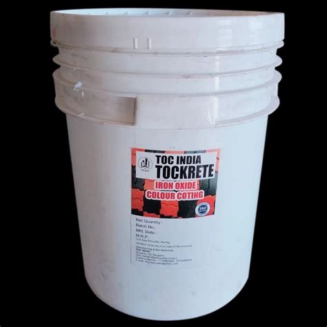 Toc India Tockrete Iron Oxide Colour Coating Form Liquid Color