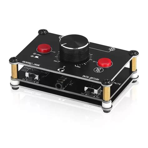 2 Way Microphone Amplifierspeaker Audio Switcher Mic Headphone