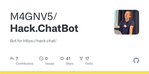 Github M4gnv5hackchatbot Bot For Hackchat