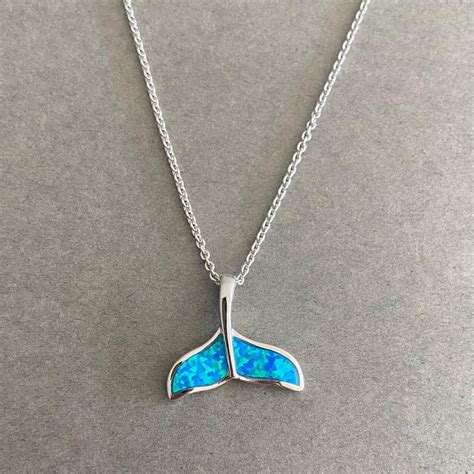 Whale Tail Necklace Etsy