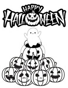 13 Cute Halloween Coloring Pages