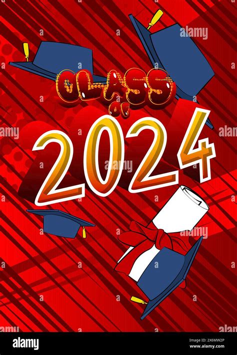 Cartoon Graduation Comic Book Education Retro Vector Comics Pop Art