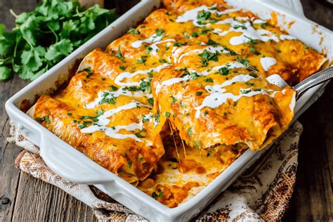 Easy Cheesy Bean Enchiladas Recipe Quick Comforting Dinner