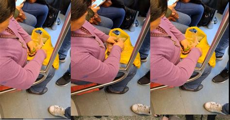 Tiktok Mujer Se Convierte En Viral Al Pelar Alverjas En Pleno Viaje En