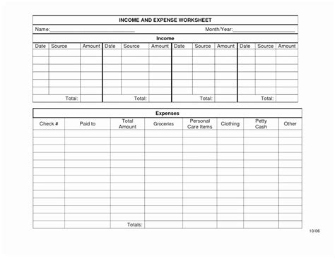 Excel Spreadsheet For Splitting Expenses — Db