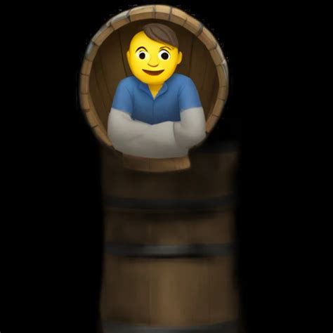 Person In A Barrel Emoji Ai Emoji Generator